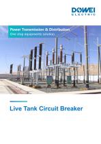SF6 gas-insulated circuit breaker - LW25 - Dowei Electric - live-tank ...
