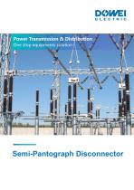 Manual disconnector - GW6 - Dowei Electric - motorized / high-voltage ...