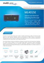 光学式オシロスコープ - ML4015E - MultiLane - ベンチトップ / 単一チャネル