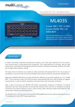 デジタルオシロスコープ - ML4035 - MultiLane - 差動 / ベンチトップ / 4 レーン