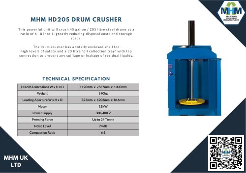 All MHM UK LTD catalogs and technical brochures