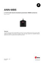 ANN-MB5 - u-blox AG - PDF Catalogs | Technical Documentation | Brochure