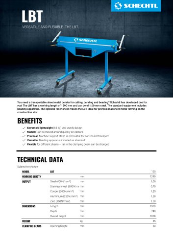 All SCHECHTL catalogs and technical brochures