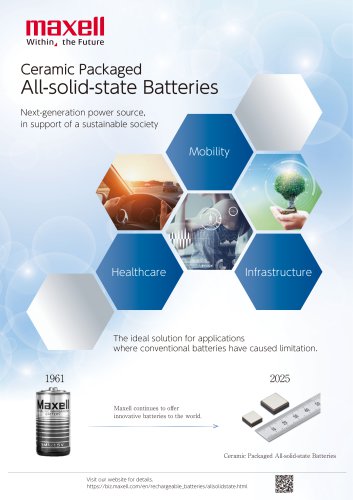 All Maxell, Ltd. catalogs and technical brochures