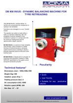 Vertical balancing machine - DB 900 IN/UG - CIMA IMPIANTI SPA - dynamic