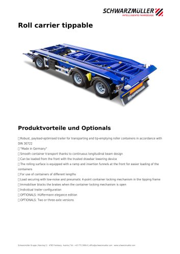 All Schwarzmüller Gruppe catalogs and technical brochures