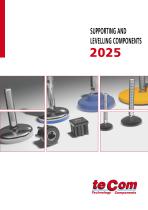 SUPPORTING AND LEVELLING COMPONENTS 2025 - Tecom - PDF Catalogs | Technical Documentation | Brochure