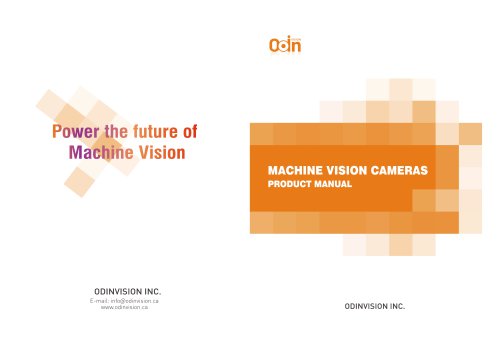 All Odinvision catalogs and technical brochures