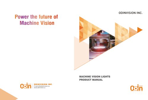 All Odinvision catalogs and technical brochures