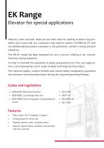 INDUSTRIAL ELEVATOR - CICLO FAPRIL S.A - PDF Catalogs | Technical ...