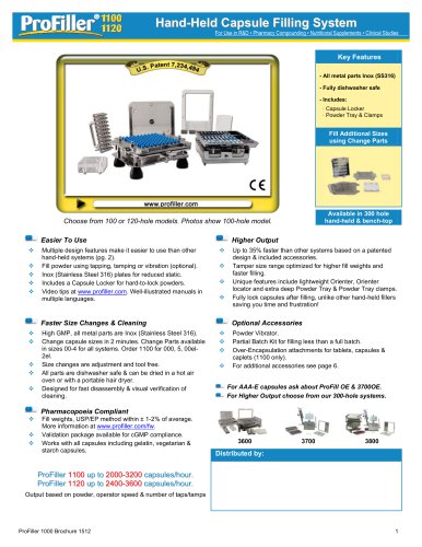 All PROFILLER catalogs and technical brochures