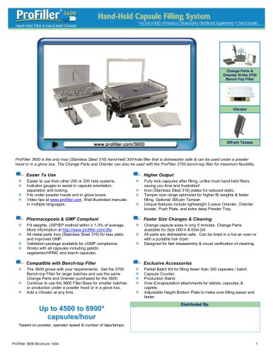 PROFILLERのすべてのカタログと技術パンフレット