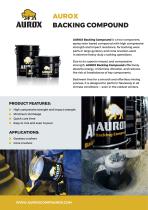 AUROX BACKING COMPOUND - Aurox Composites and Compounds Oy - PDF ...