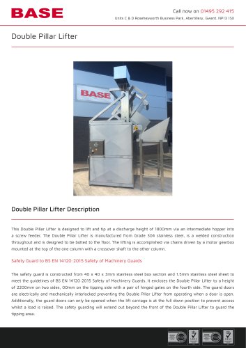 All Base Handling Products Limited catalogs and technical brochures