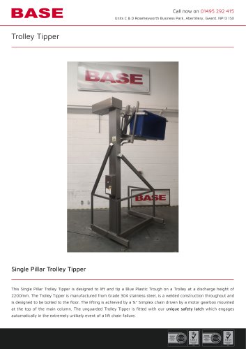 All Base Handling Products Limited catalogs and technical brochures