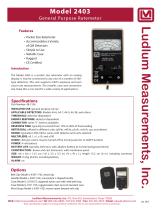 Model 2403 - LUDLUM - PDF Catalogs | Technical Documentation | Brochure