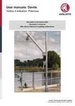 User Manual_Goliath Davit / jib crane - Talbot Decoupage Emboutissage ...