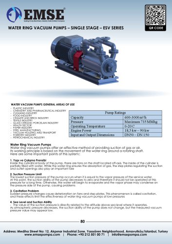 All EMSE POMPA catalogs and technical brochures