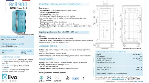 TECHNICAL SHEET-ROLL670 - Olivo - PDF Catalogs | Technical ...