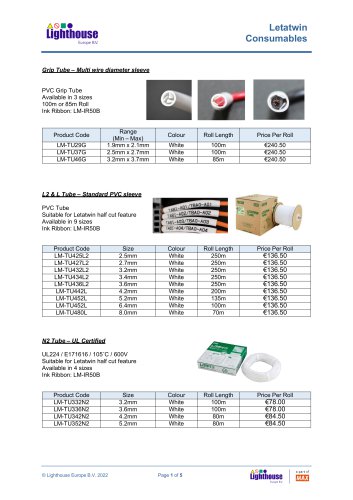 CPM-200 Brochure - Lighthouse (UK) Ltd - PDF Catalogs | Technical Documentation | Brochure