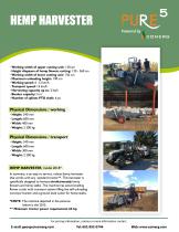 Automatic harvester - Hemp Harvester - PURE5 Extraction