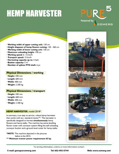 25L-THCR - PURE5 Extraction - PDF Catalogs | Technical Documentation | Brochure