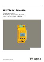 Módulo de monitoramento de corrente residual - LINETRAXX® RCMA420 ...