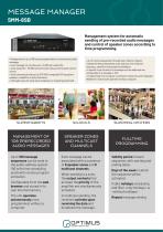 SMM-8SB, pre-recorded message manager, with time programming and zone ...