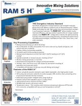 Resonant acoustic mixer - RAM 5 - Resodyn Acoustic Mixers, Inc ...