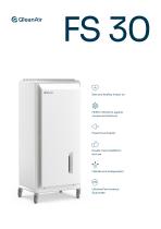 Mobile air purifier - FS 30 Standard - Qleanair - filter / for ...