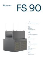 Ceiling air purifier - FS 90 Ceiling - Qleanair - filter / for ...