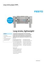 Long-stroke gripper DHPL - FESTO - PDF Catalogs | Technical ...