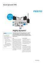 Lubricated Venturi ejector - OVEL series - FESTO - single-stage / small ...