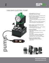 Electric pump - SPX Hydraulic Technologies - PDF Catalogs | Technical ...