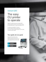 1280 - VIDEOJET - PDF Catalogs | Technical Documentation | Brochure