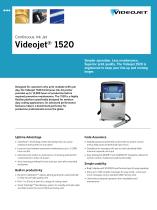 Continuous Ink Jet Videojet ® 1520 - VIDEOJET - PDF Catalogs ...