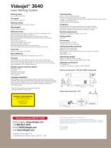 Laser Marking System Videojet® 3640 - VIDEOJET - PDF Catalogs ...