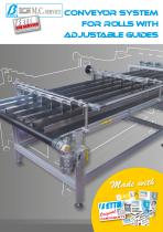 CONVEYOR SYSTEM FOR ROLLS WITH ADJUSTABLE GUIDES - BETT SISTEMI - PDF ...