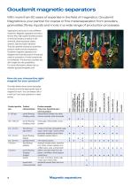 Magnetic separators - Goudsmit Magnetics BV - PDF Catalogs | Technical ...