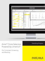 Ambr® Clone Selection Powered by Umetrics® - Sartorius AG - PDF ...