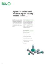 Nyseal® - under-head pre-coating for sealing headed screws ? - Kerb ...