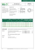Threaded inserts for metal - Kerb Konus - PDF Catalogs | Technical ...