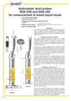 Hydrostatic level probes SGE-25S and SGE-25C - APLISENS S.A. - PDF ...