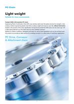 Tsubaki PC Chain Brochure - Tsubakimoto Chain - PDF Catalogs ...