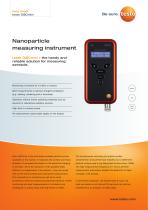 Nanoparticle measuring instrument - TESTO - PDF Catalogs | Technical ...
