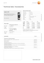 rpm measuring instrument - testo 470 - TESTO - PDF Catalogs | Technical ...