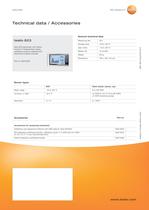Temperature/humidity measuring instrument - testo 623 - TESTO - PDF ...