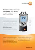 Building materials moisture meter - 606-2 - TESTO - drying / with ...