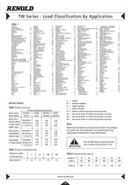 TW Series - RENOLD - PDF Catalogs | Technical Documentation | Brochure