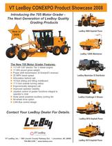 705 Motor Grader (New) - VT LeeBoy, Inc. - PDF Catalogs | Technical ...